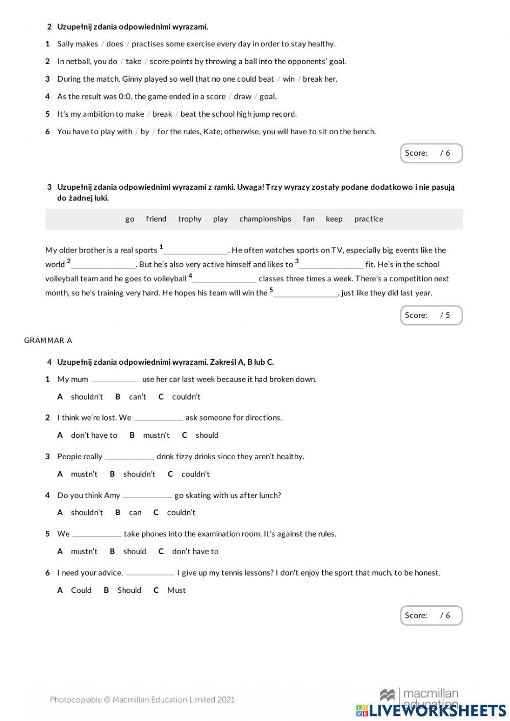 Brainy 7 Unit 6… | Free Interactive Worksheets | 6552968