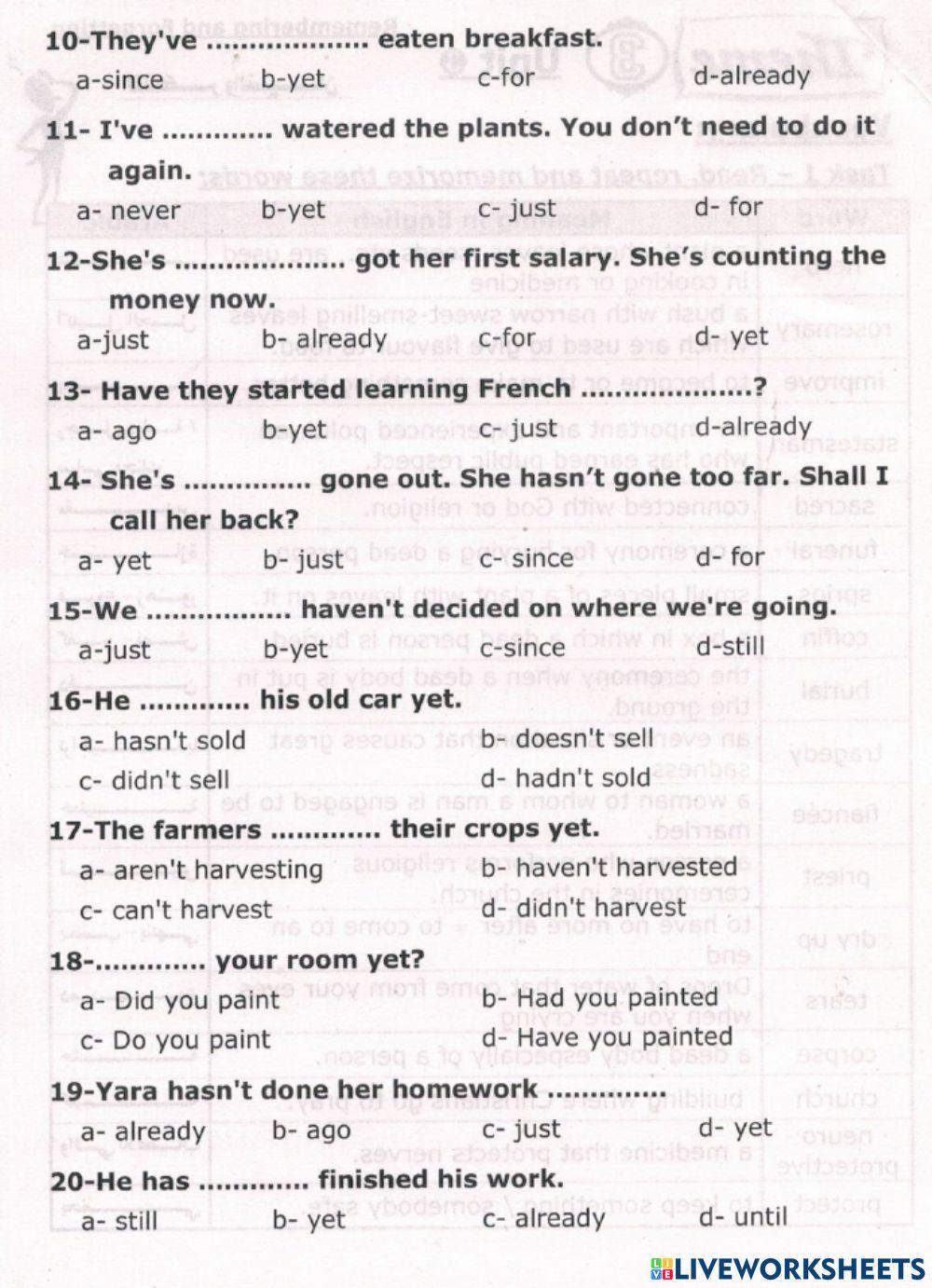 G11 s2 l7 g2 worksheet | Live Worksheets