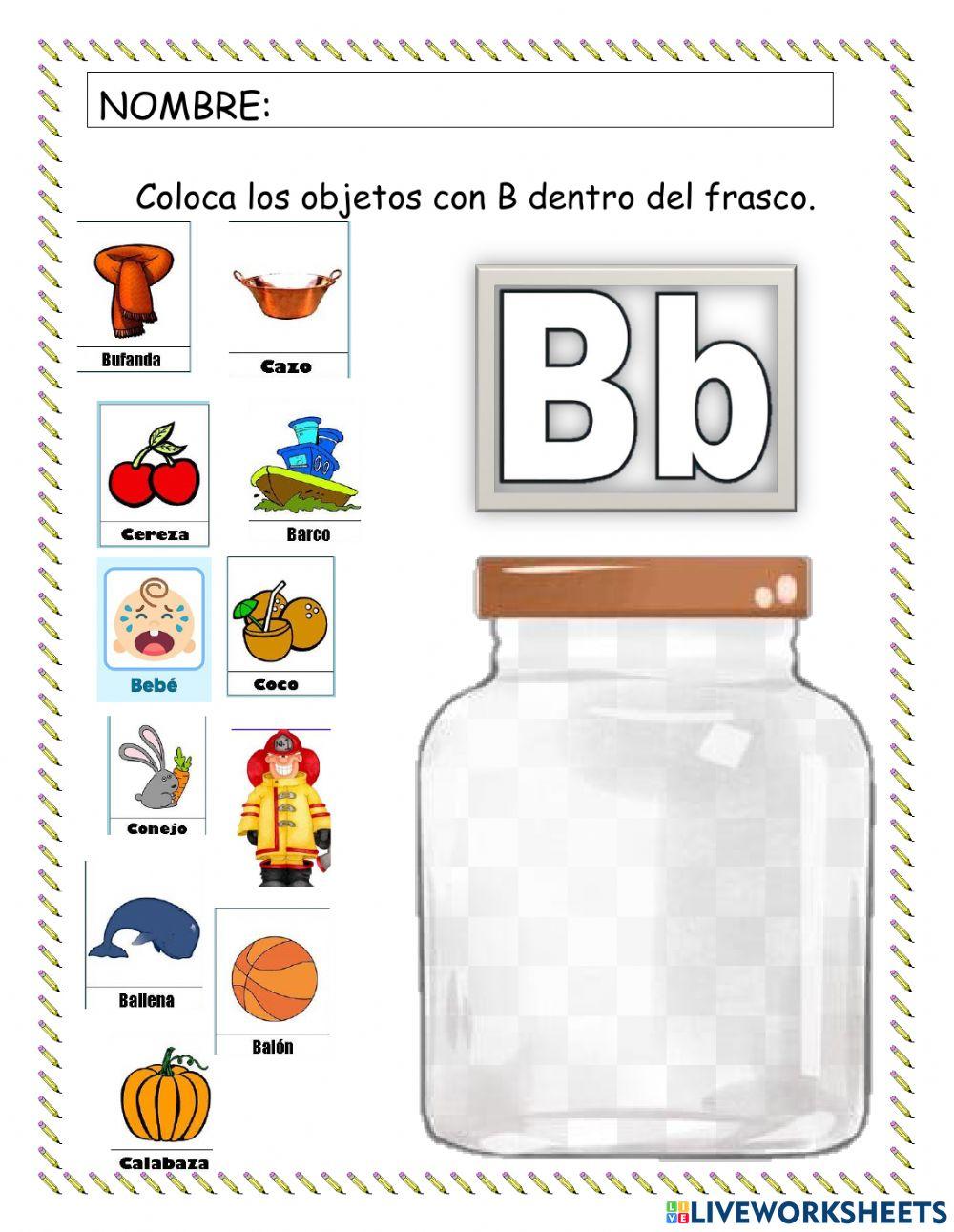 Letra b 937617 | brenda_ar | Live Worksheets