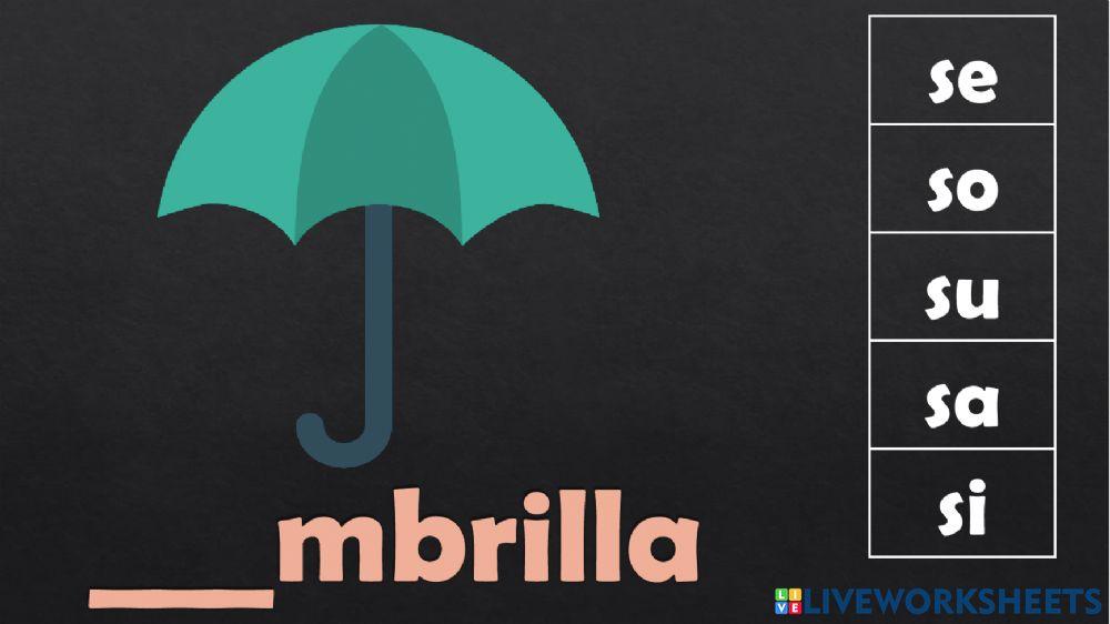 Palabras con s interactive exercise | Live Worksheets