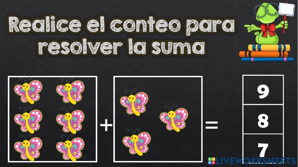 Sumas hasta 10 con opciones 937663 | Wenhidalgo | Live