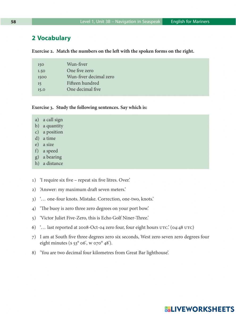 Eng1 | Free Interactive Worksheets | 938532