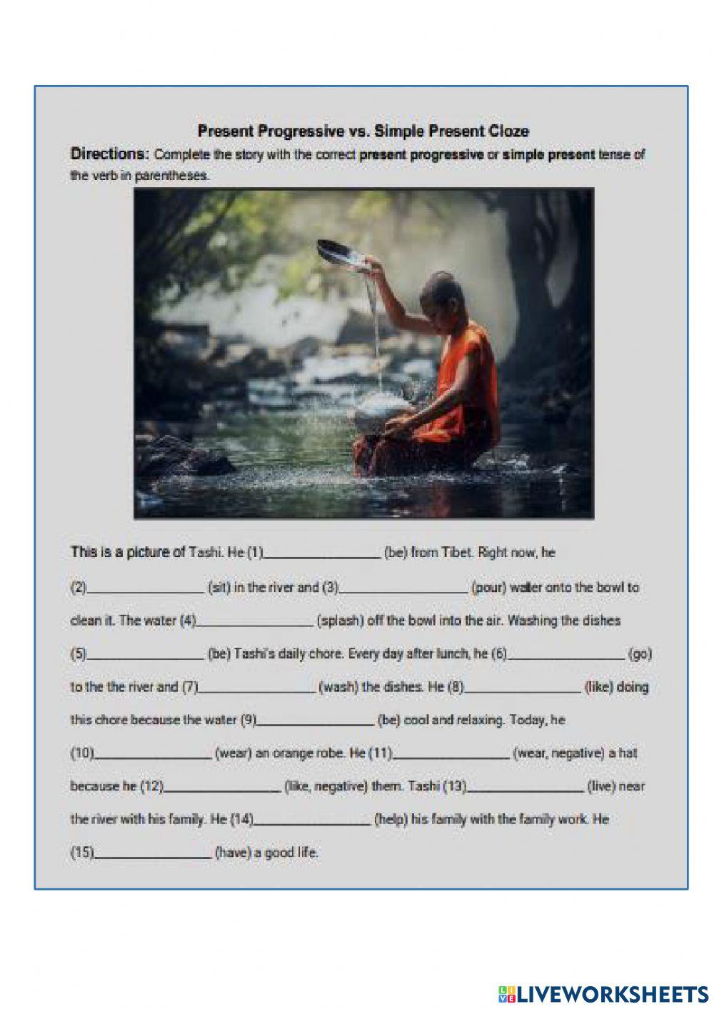 Present simple … | Free Interactive Worksheets | 6554612