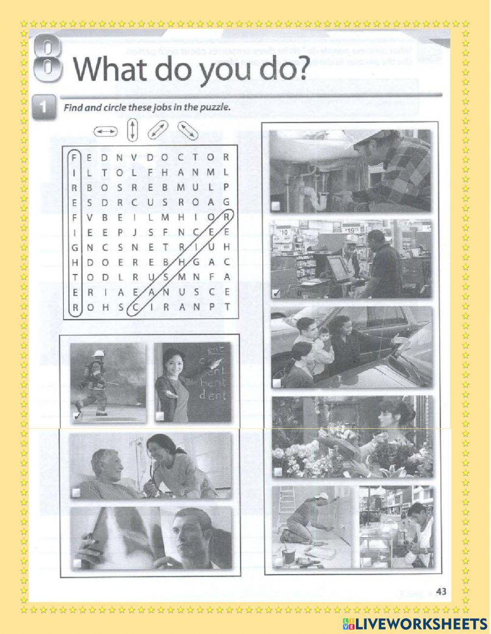 Unit 8 workbook intro worksheet | Live Worksheets