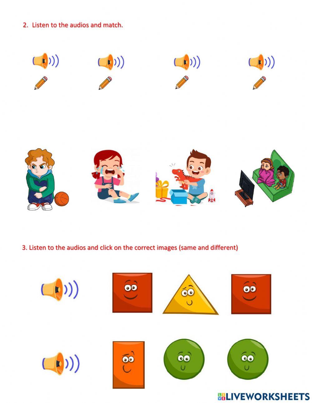 At the fair interactive worksheet for Pre - k | Live Worksheets