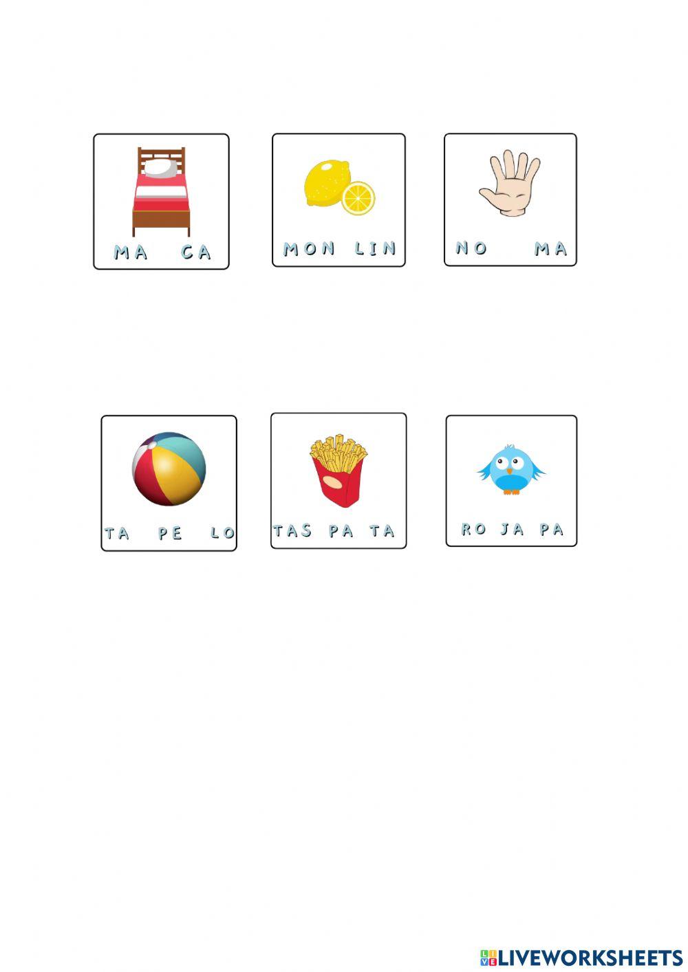 Piruletras worksheet | Live Worksheets