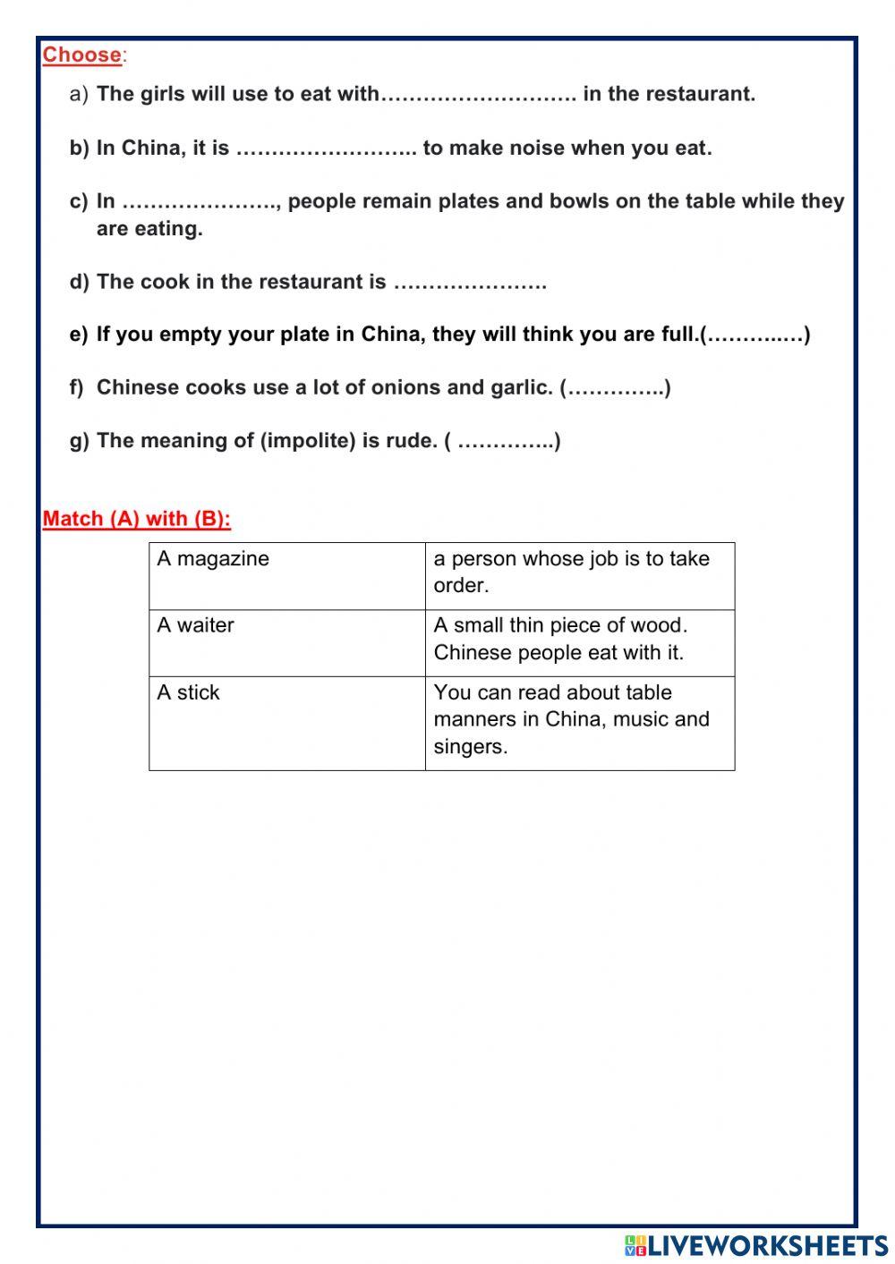 Unit 13 ( live worksheet 943941 | 906640701 | Live