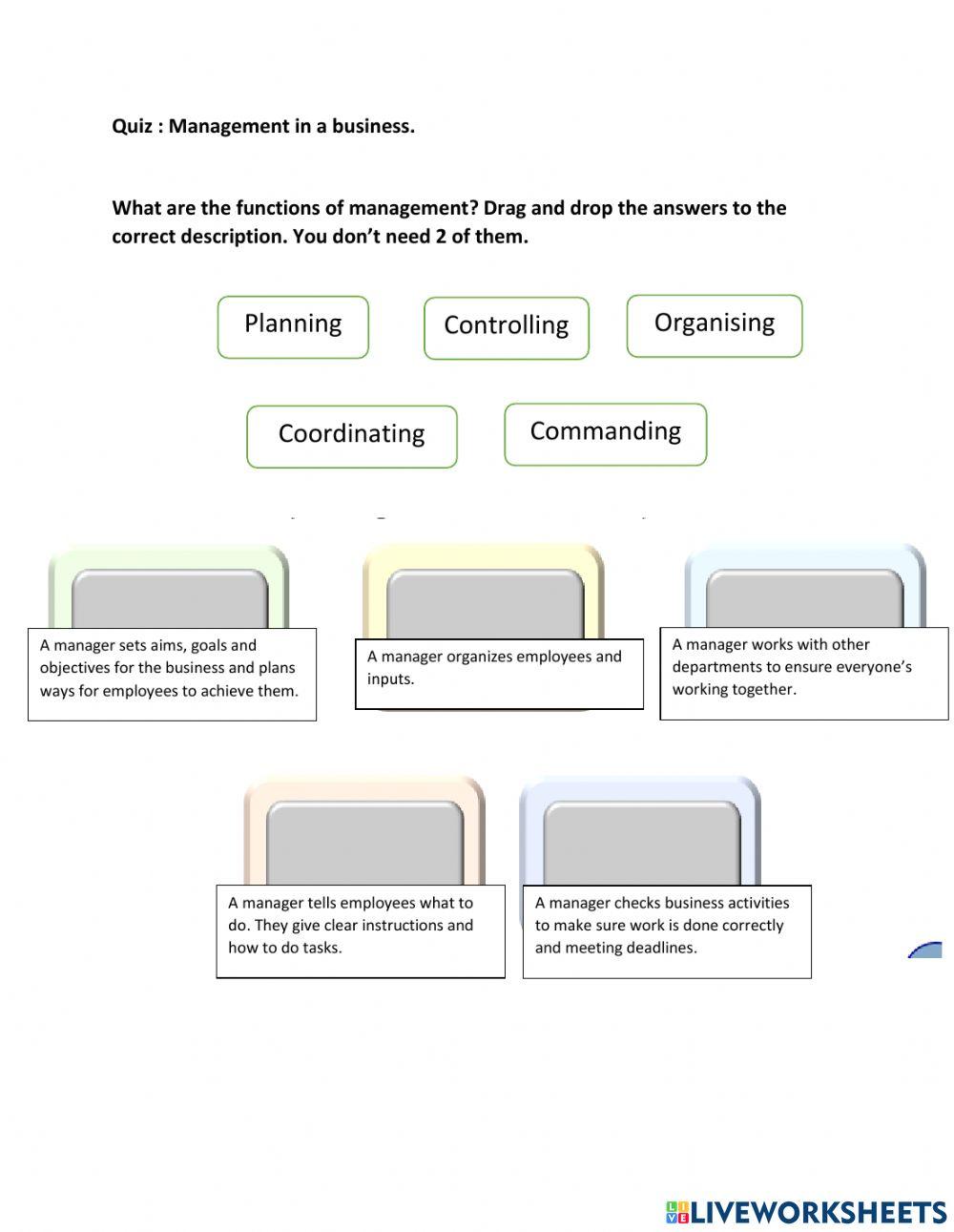 Management In Business Online Exercise For Live Worksheets management-in-business-online-exercise-for-live-worksheets