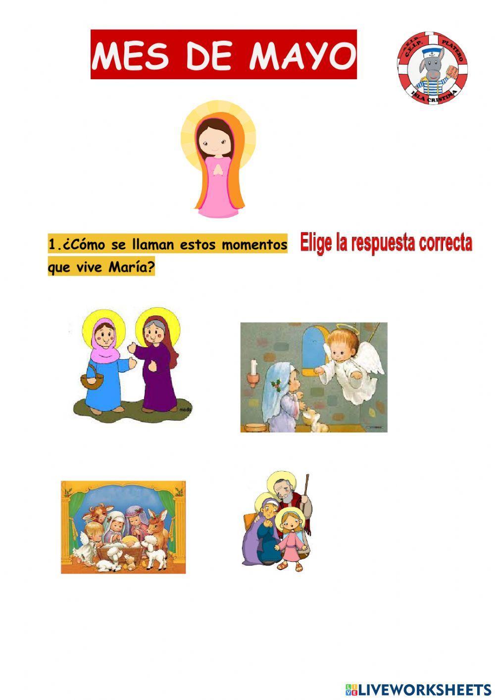 Mes de Mayo activity | Live Worksheets