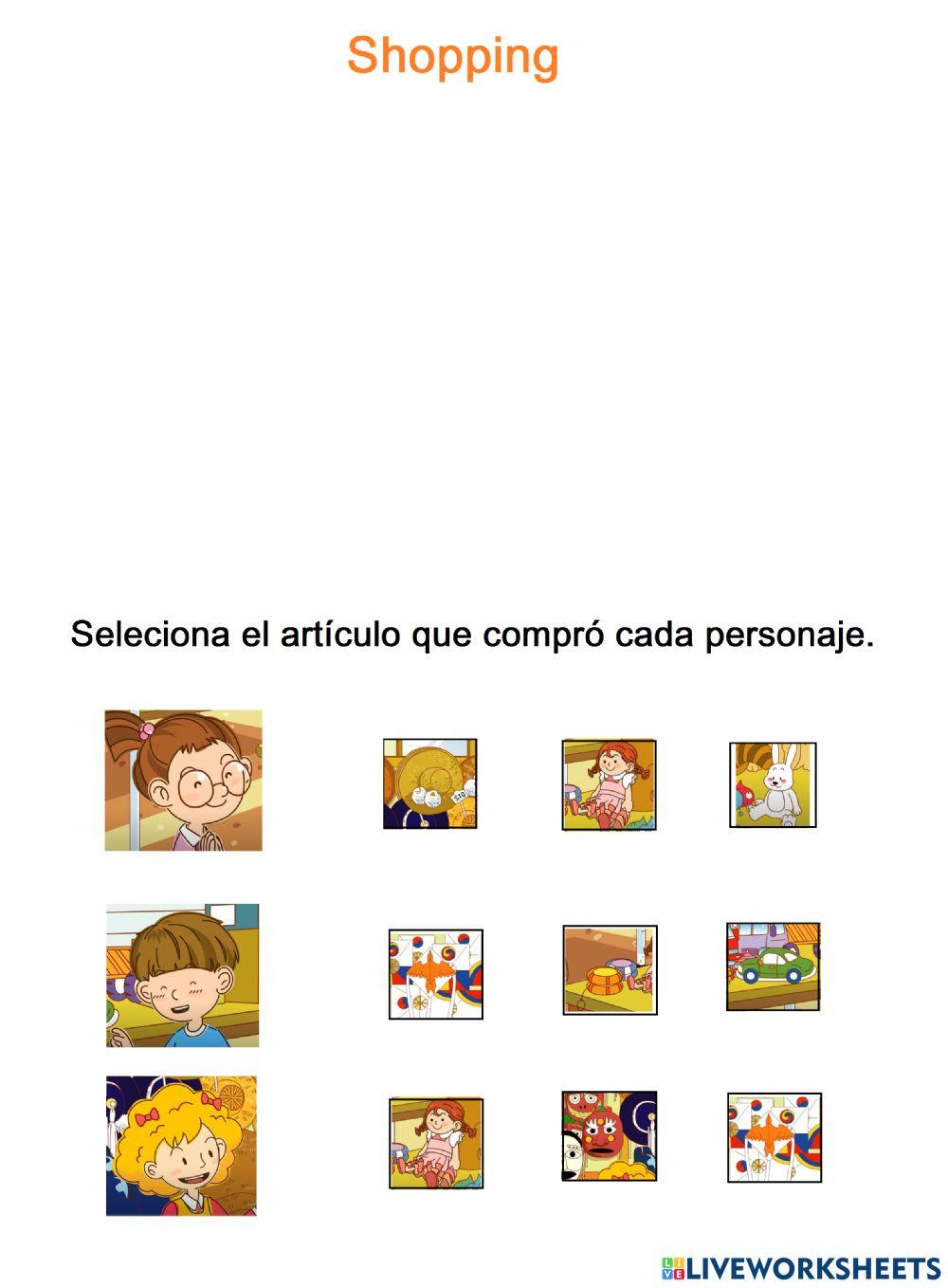 Shopping online worksheet for 6th grade | Live Worksheets