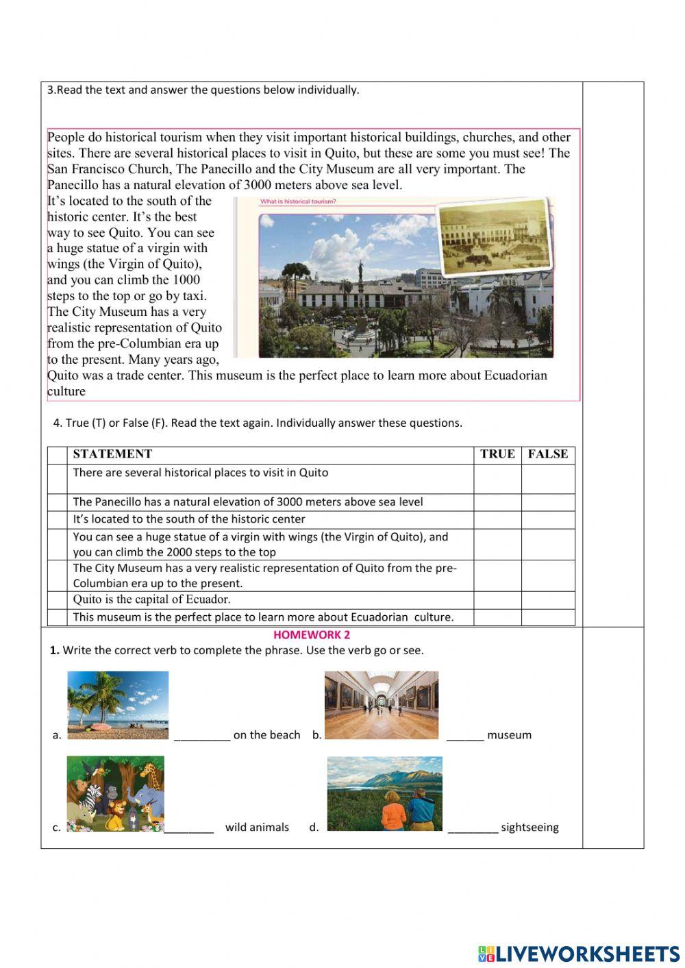 Around the world interactive exercise | Live Worksheets