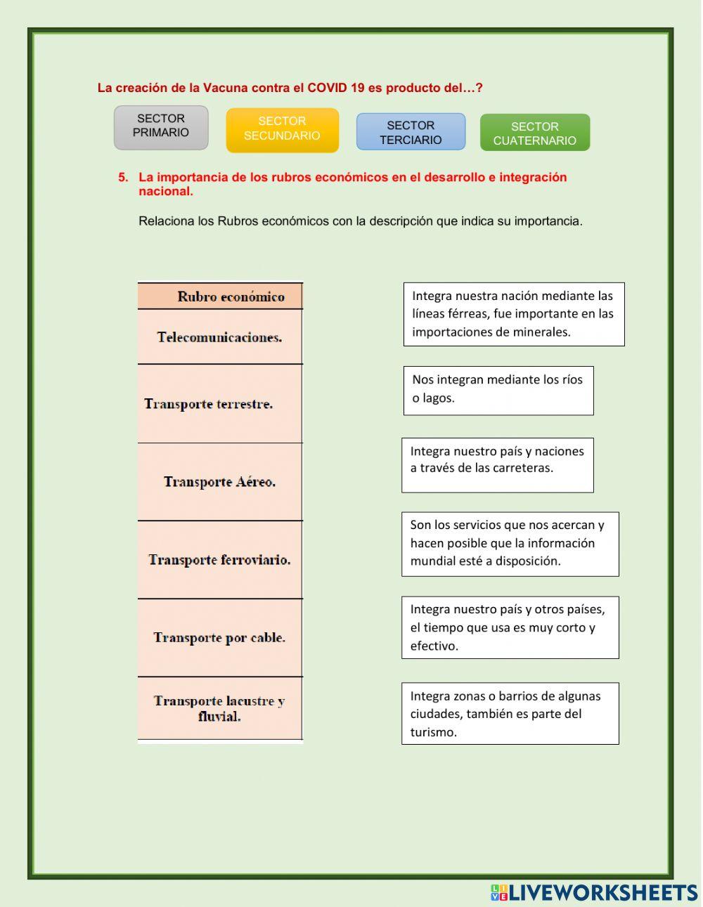 Economía | Free Interactive Worksheets | 947961