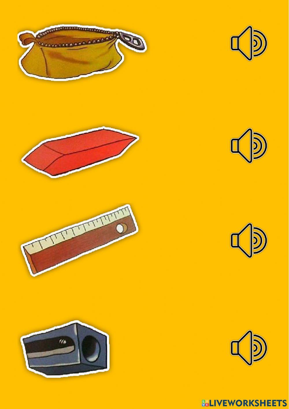 School Word Rap worksheet | Live Worksheets