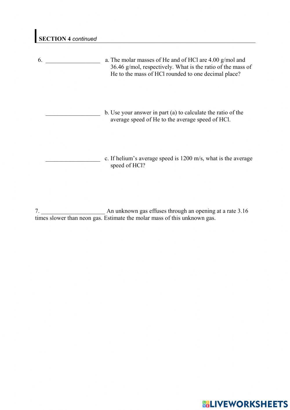 Diffusion and E… | Free Interactive Worksheets | 949579