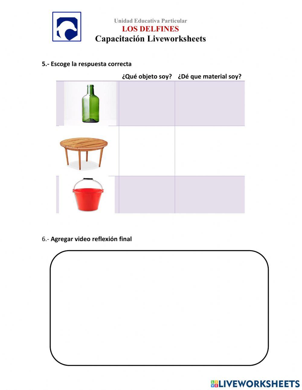Mi padlet worksheet | Live Worksheets