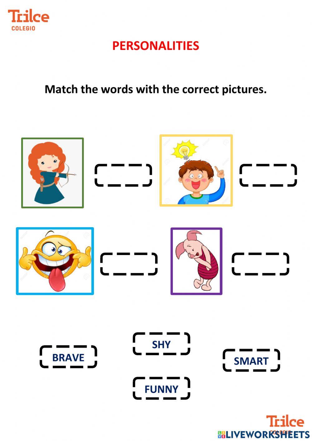 Personalities | Live Worksheets