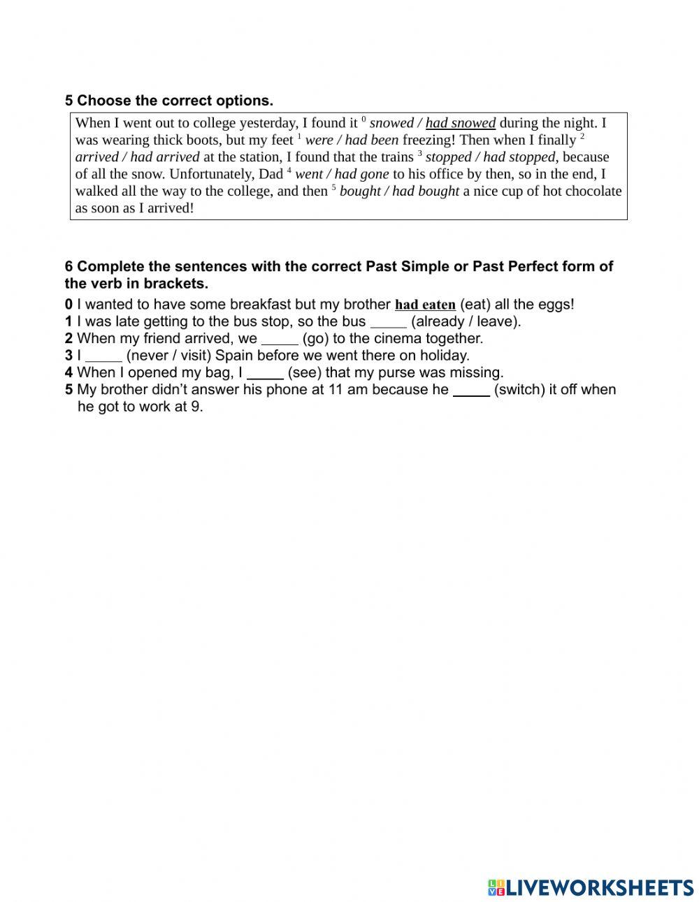 8 form test worksheet | Live Worksheets
