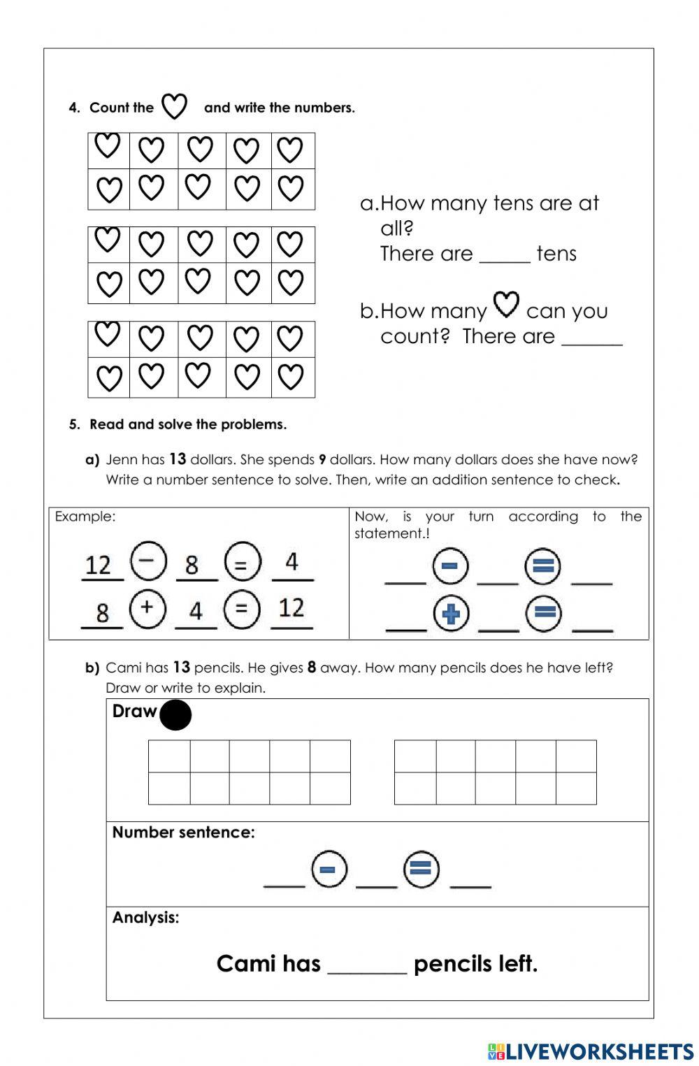 Exam exercise for transition | Live Worksheets