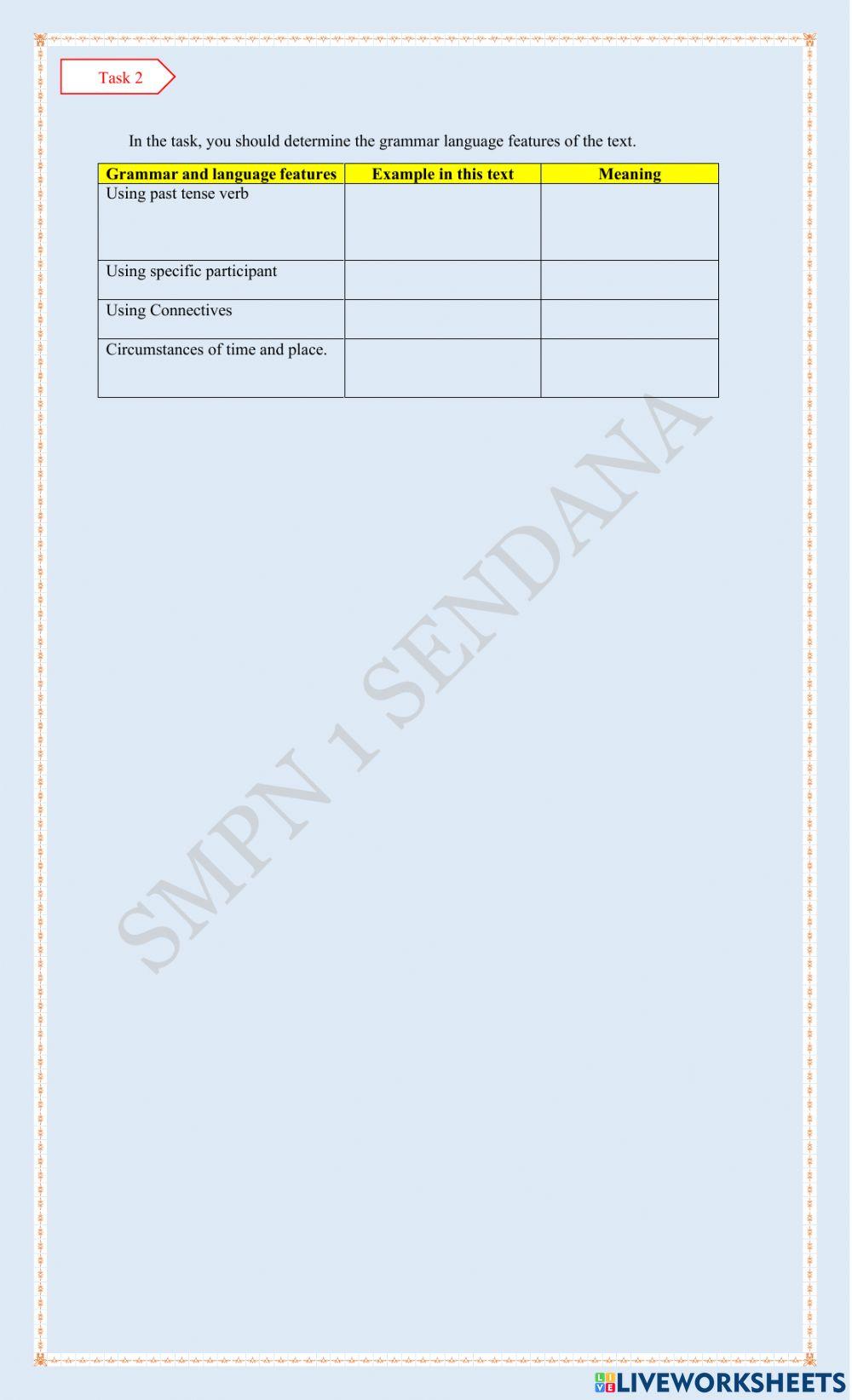 Lkpd recount te… | Free Interactive Worksheets | 953089