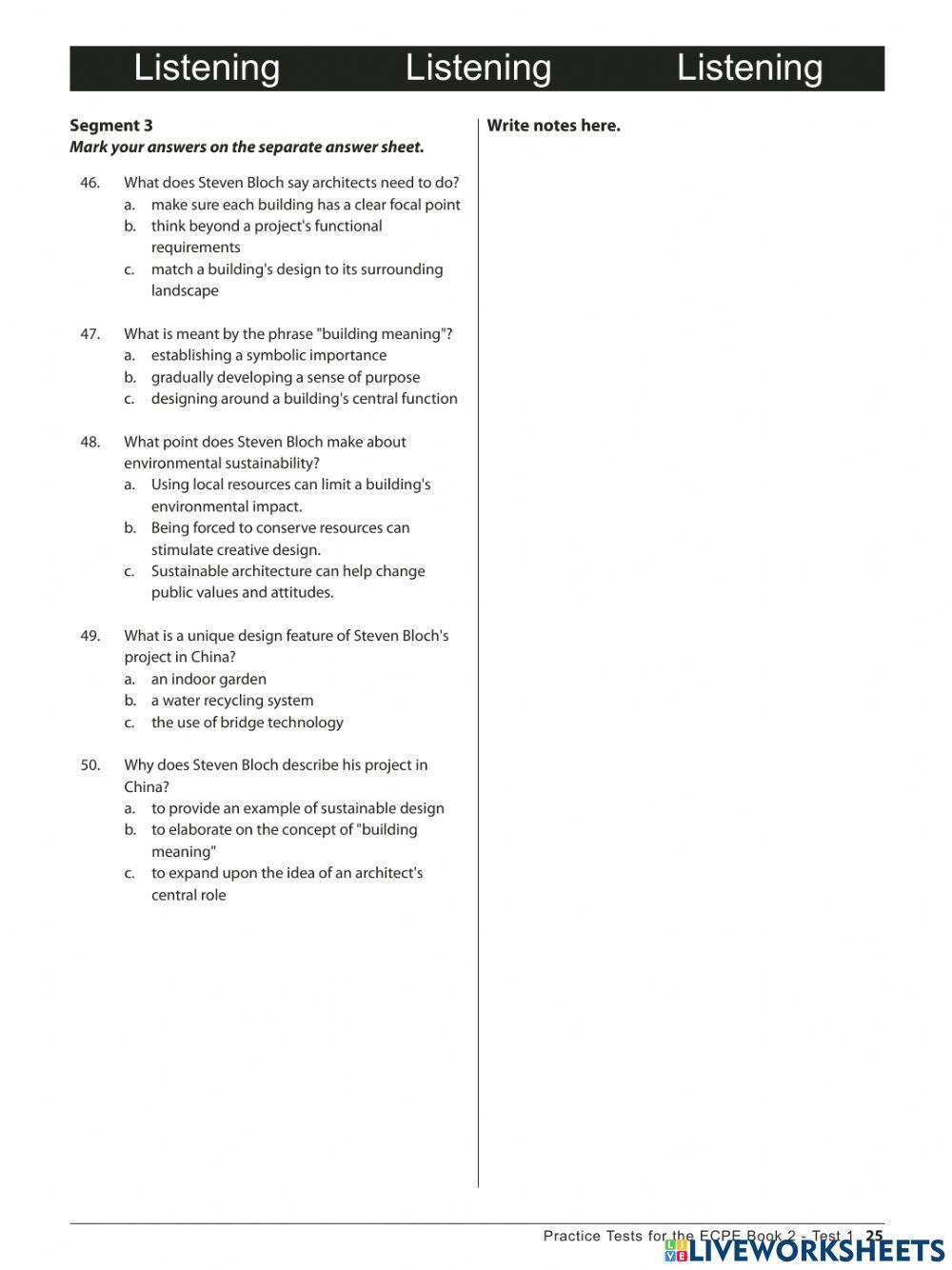 Ecpe exam 953779 | fasoulimag | Live Worksheets