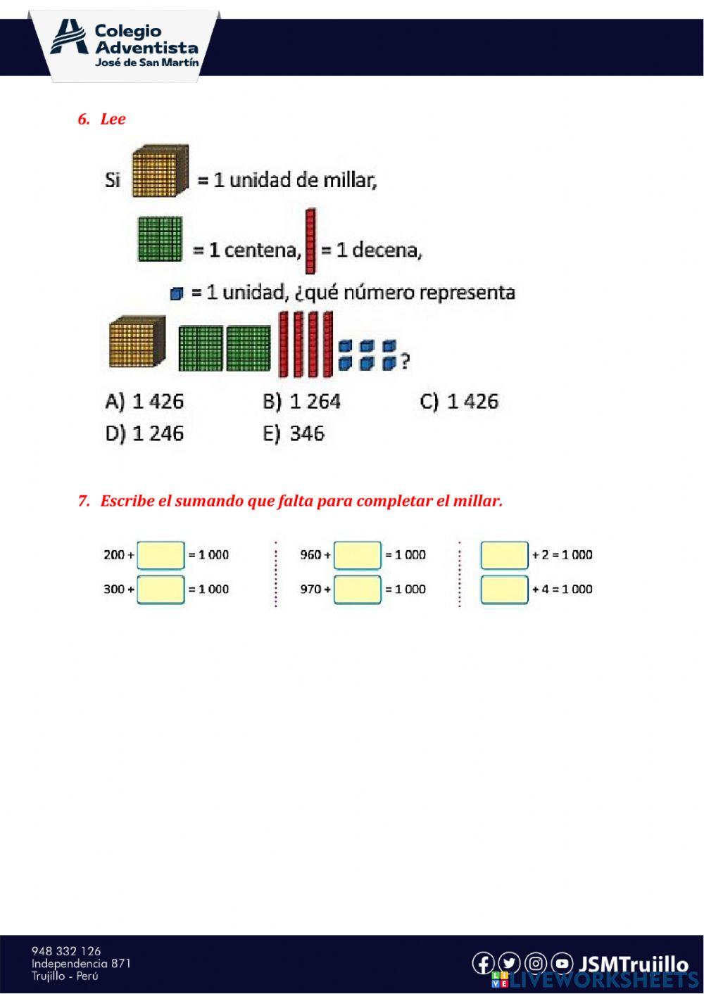 Examen 10 interactive worksheet | Live Worksheets