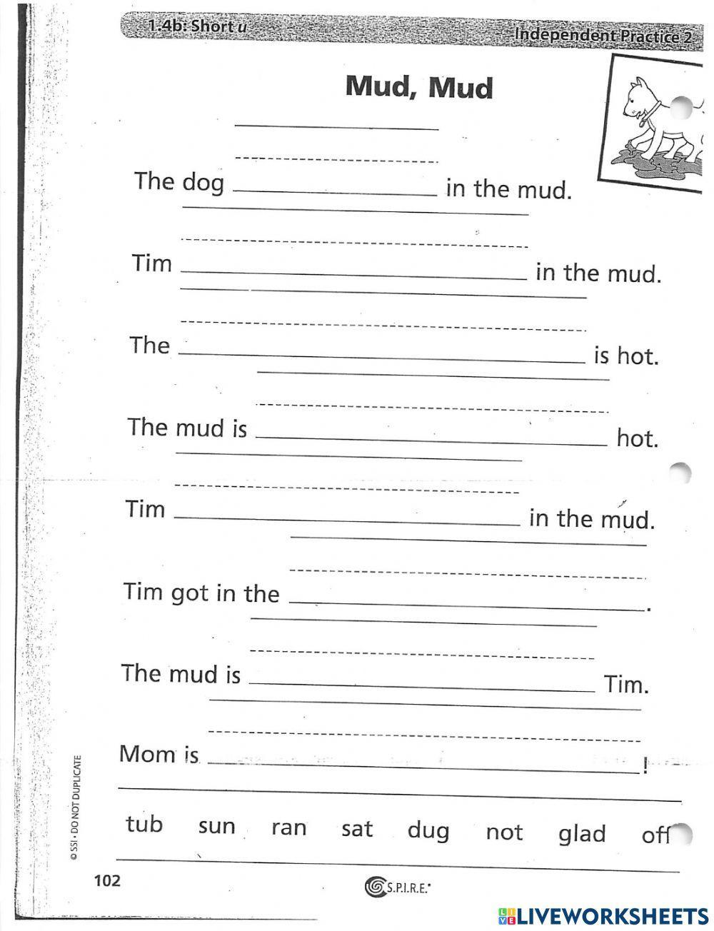 SPIRE page 101-102 2827 | SonyaChase | Live Worksheets