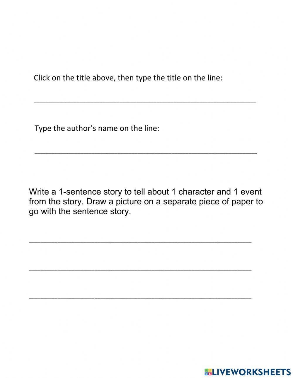 What Is The Story About Interactive Worksheet Live Worksheets what-is-the-story-about-interactive-worksheet-live-worksheets