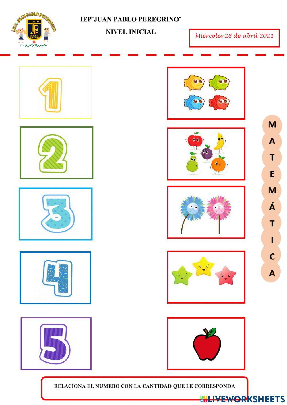 956973 | Los números | Miss_Yuly | LiveWorksheets