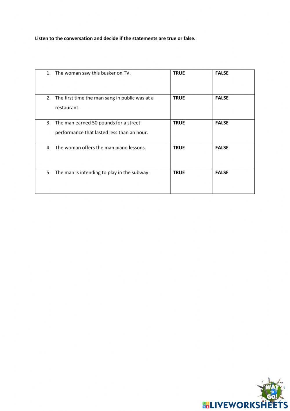 listening | life_line | Live Worksheets