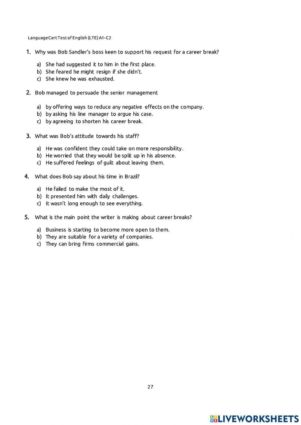 LTE PP2 Reading… | Free Interactive Worksheets | 958196