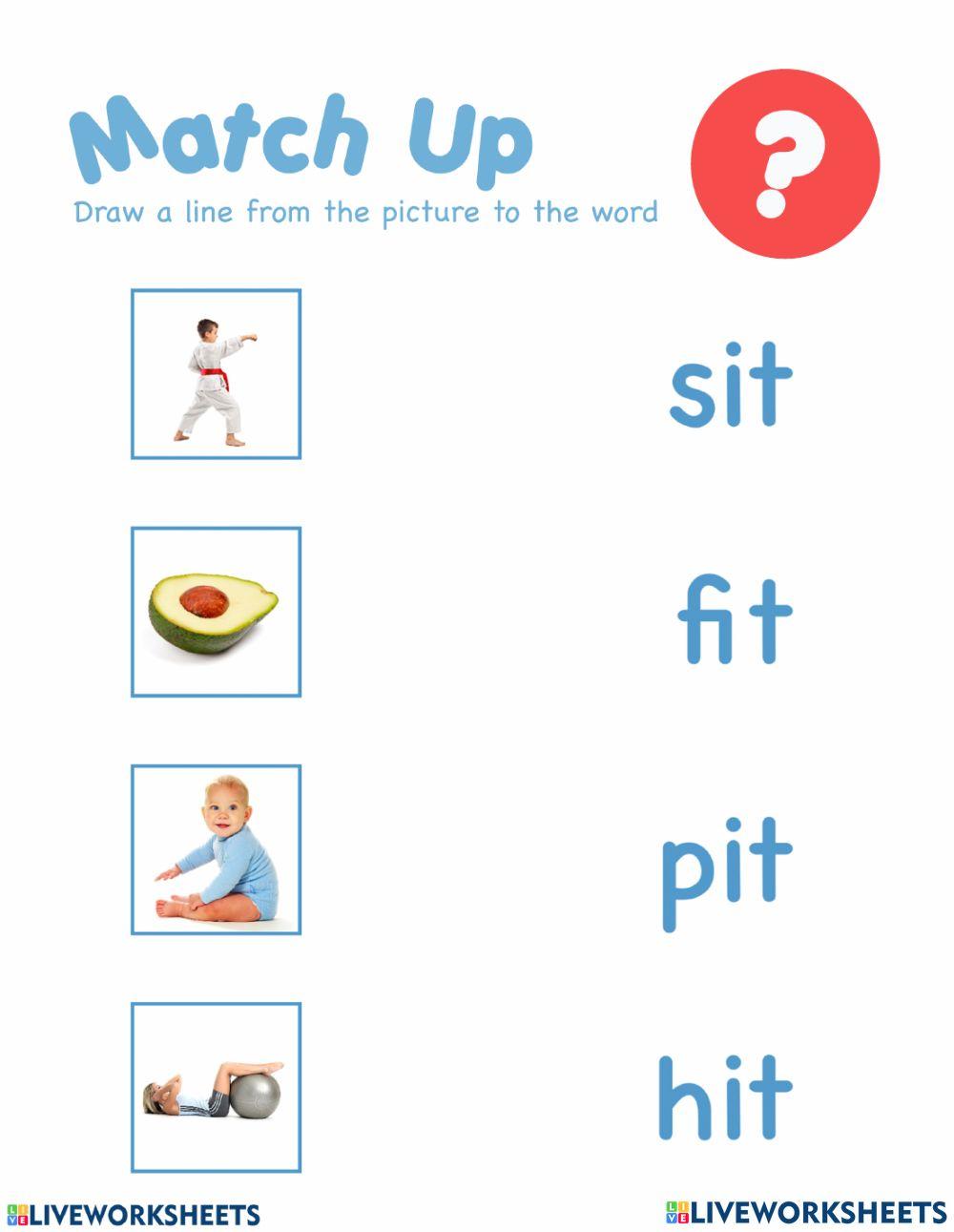 958912 | It word family | Erin Connolly | LiveWorksheets