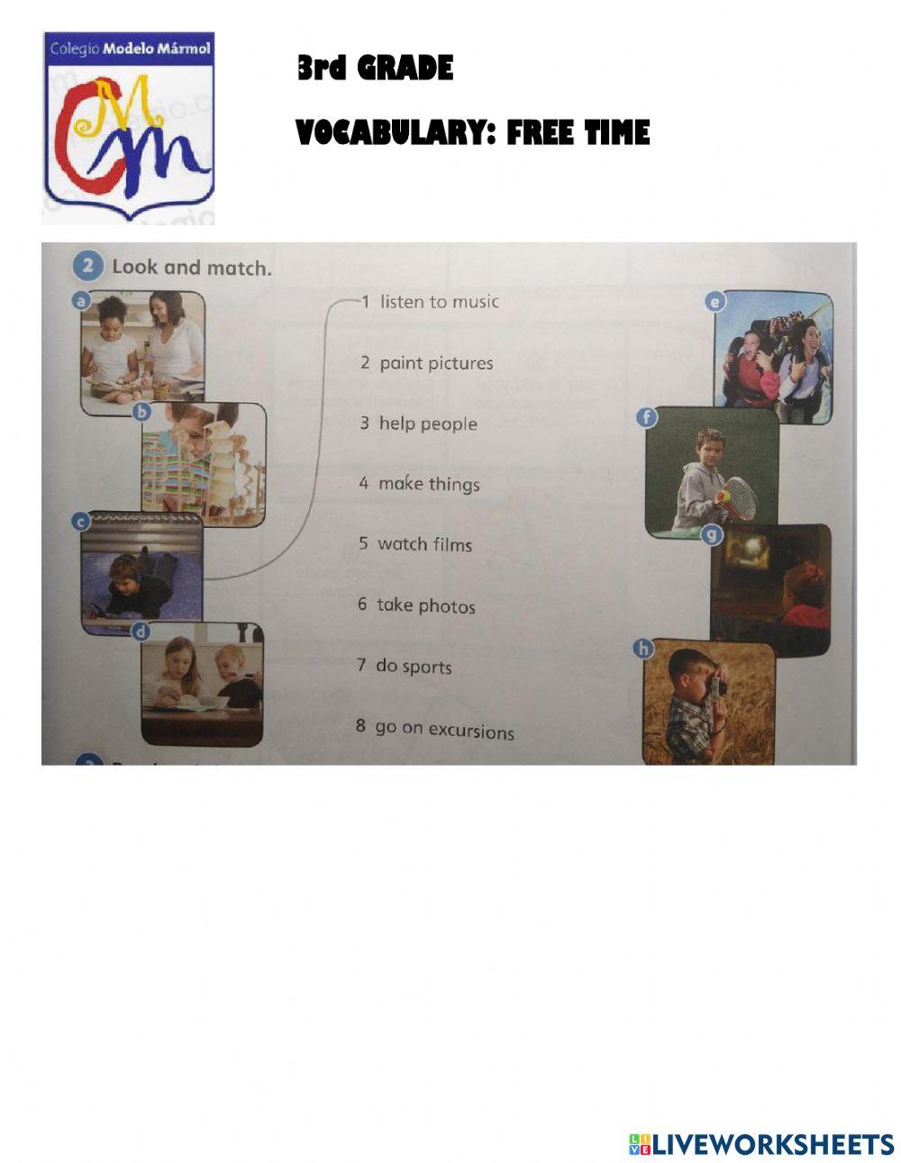 Free time - Tig… | Free Interactive Worksheets | 959018