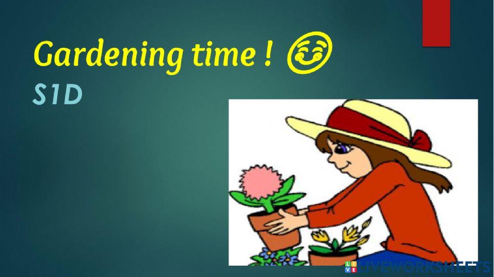 Gardening( Quiz) worksheet | Live Worksheets