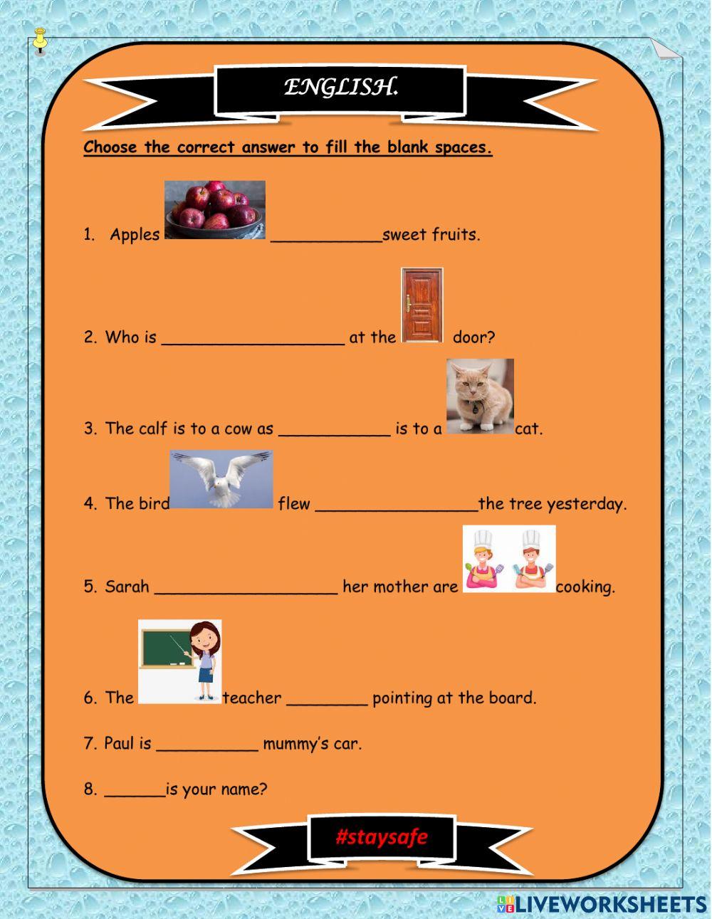 English online exercise for Lower Primary | Live Worksheets