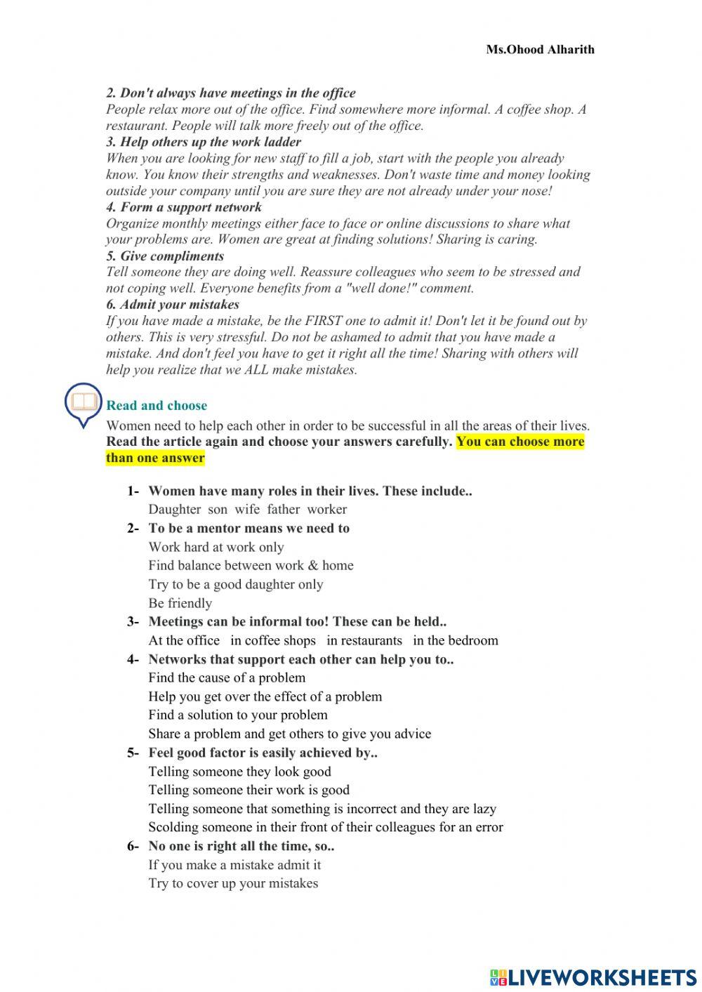 Unit 9: Routine… | Free Interactive Worksheets | 6516837