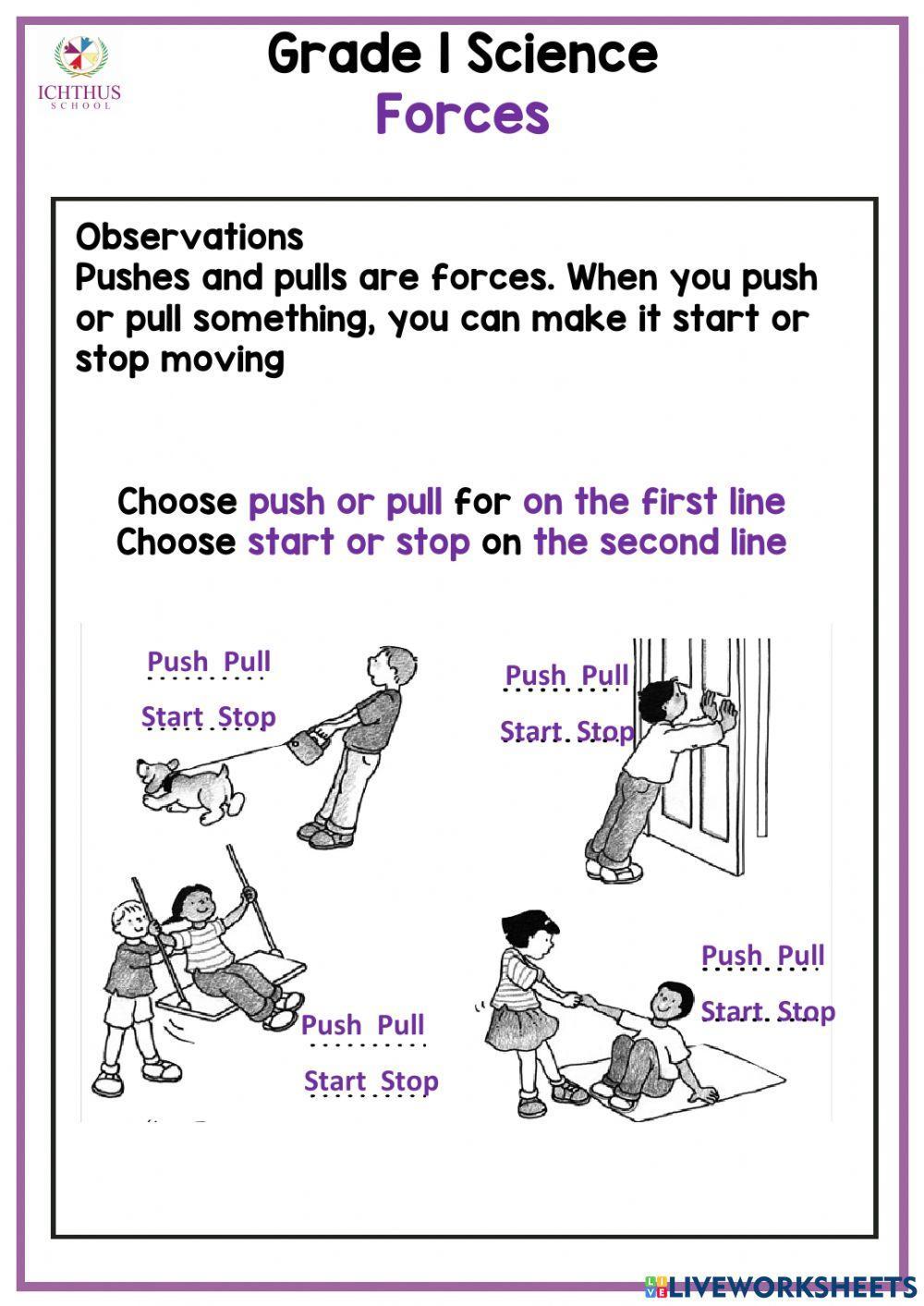 879458 | Forces | Sri Silalahi | LiveWorksheets