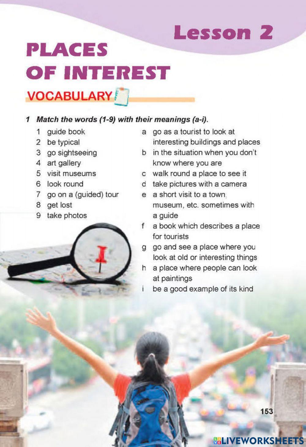 4932528 | Places of interests vocabulary | Алина