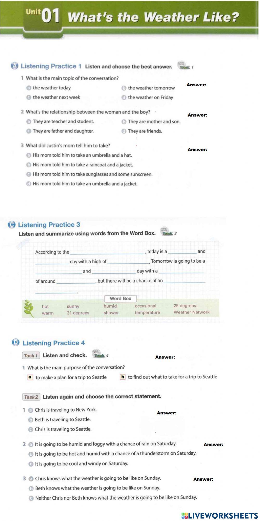 Worksheet | Live Worksheets