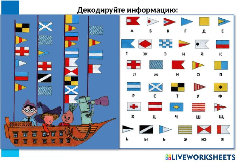 Кодирование слов worksheet | Live Worksheets