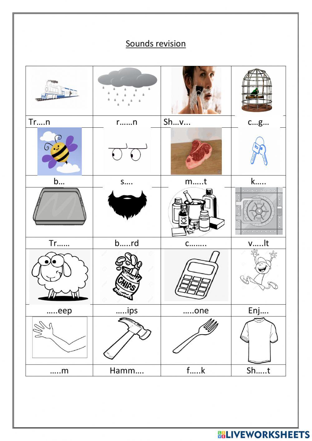 Phonics online exercise for 2 | Live Worksheets