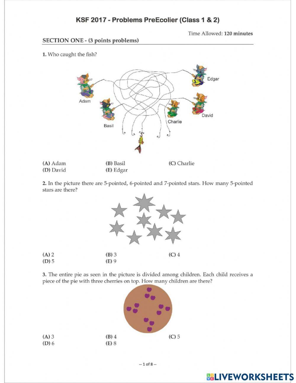 Ksf 2017 881174 | aini_denzle | Live Worksheets