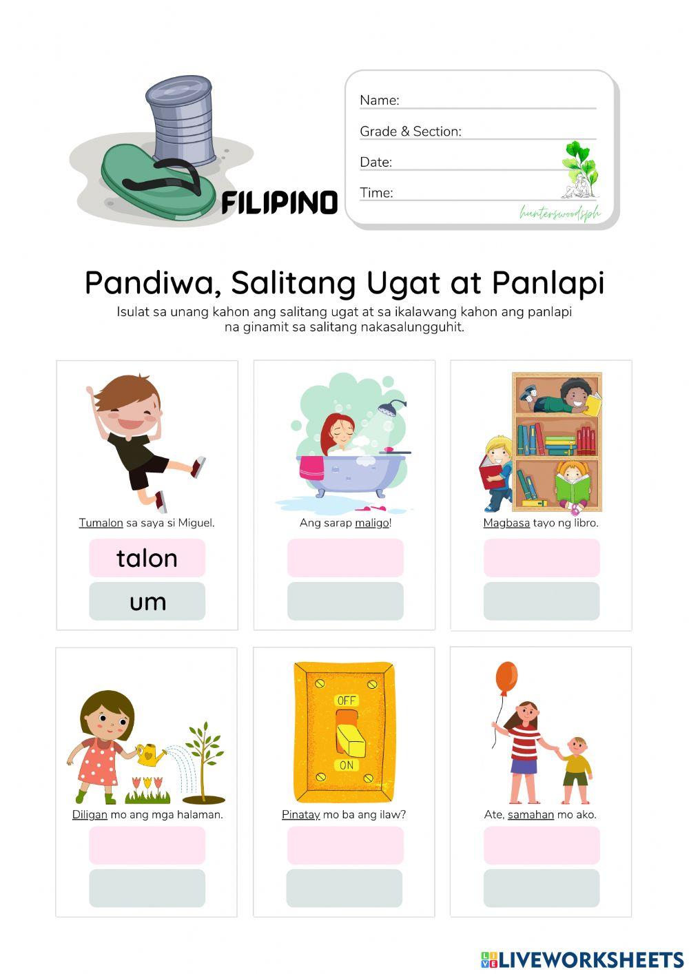 Ejercicio Interactivo De Pandiwa Pagbuo Ng Salitang Kilos Gamit Mobile ... Ejercicio Interactivo De Pandiwa Pagbuo Ng Salitang Kilos Gamit Mobile ...