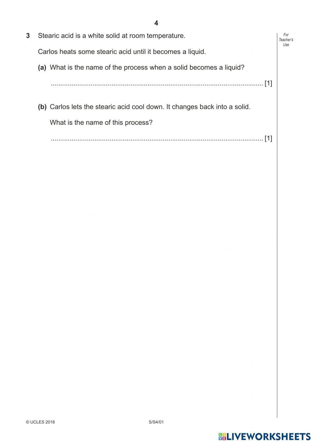 Stage 4 Paper 1 Science 2939401 | mateomarquez