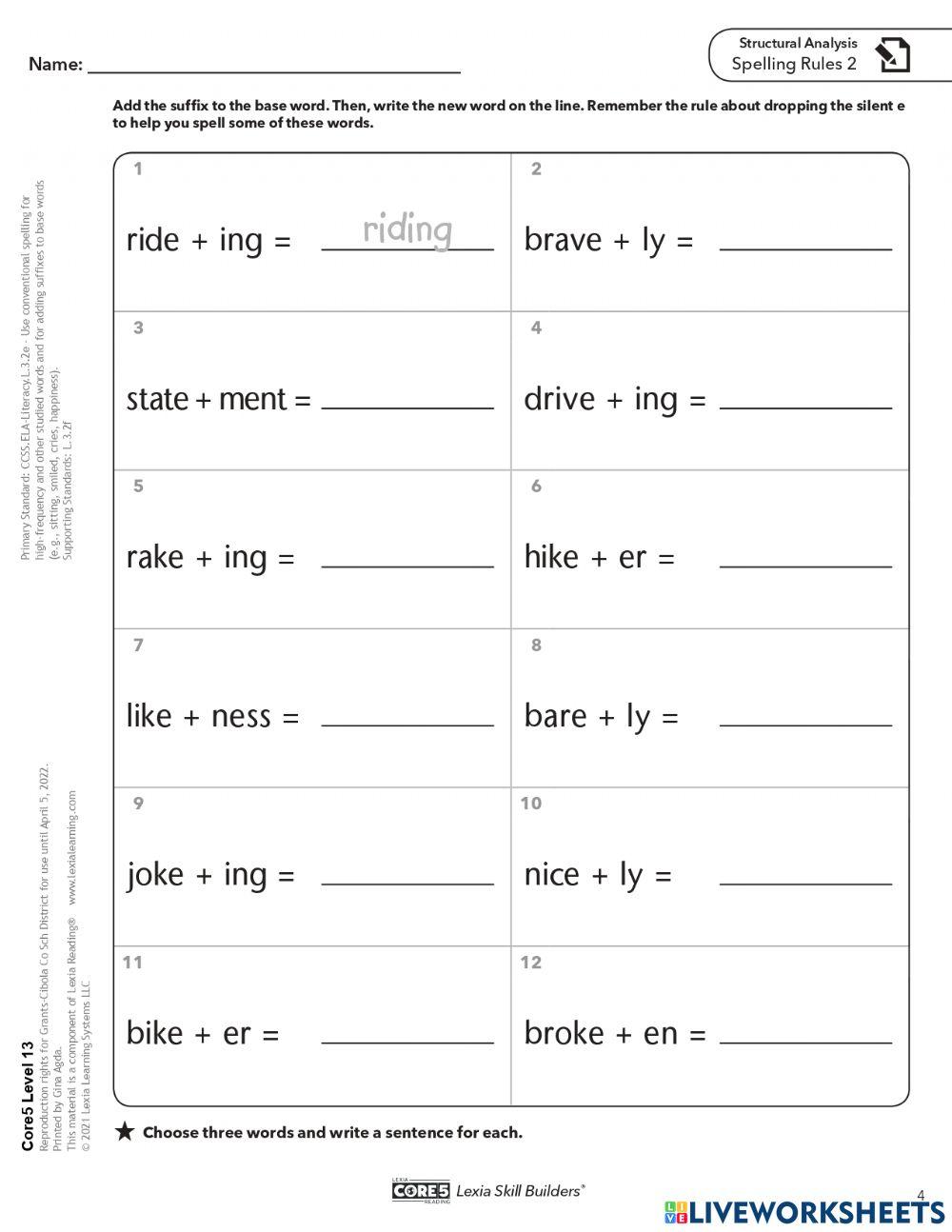 3rd Grade activity | Live Worksheets