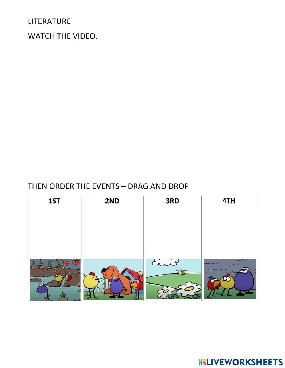 Peep story weather worksheet | Live Worksheets