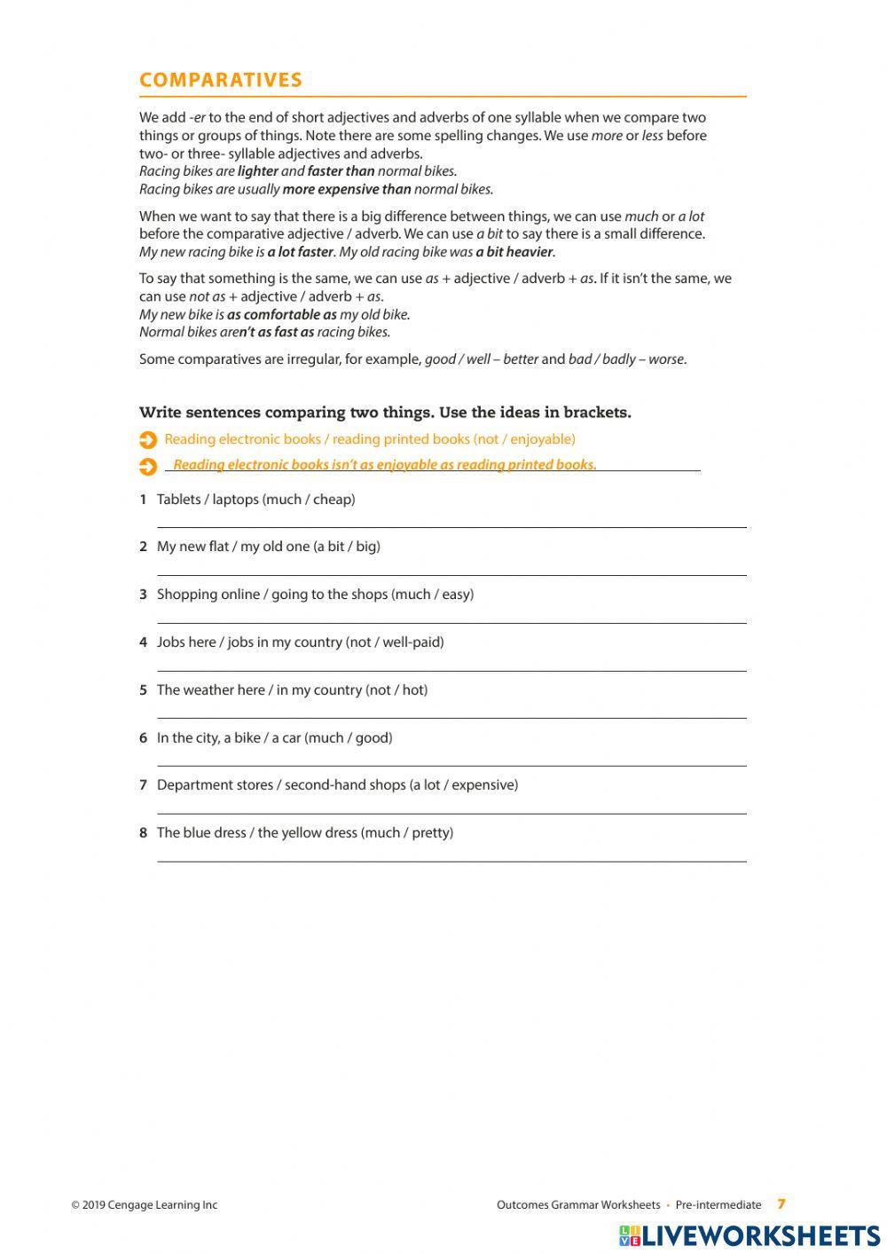 outcomes pre intermediate unit 5 6520045 | ala1105 | Live