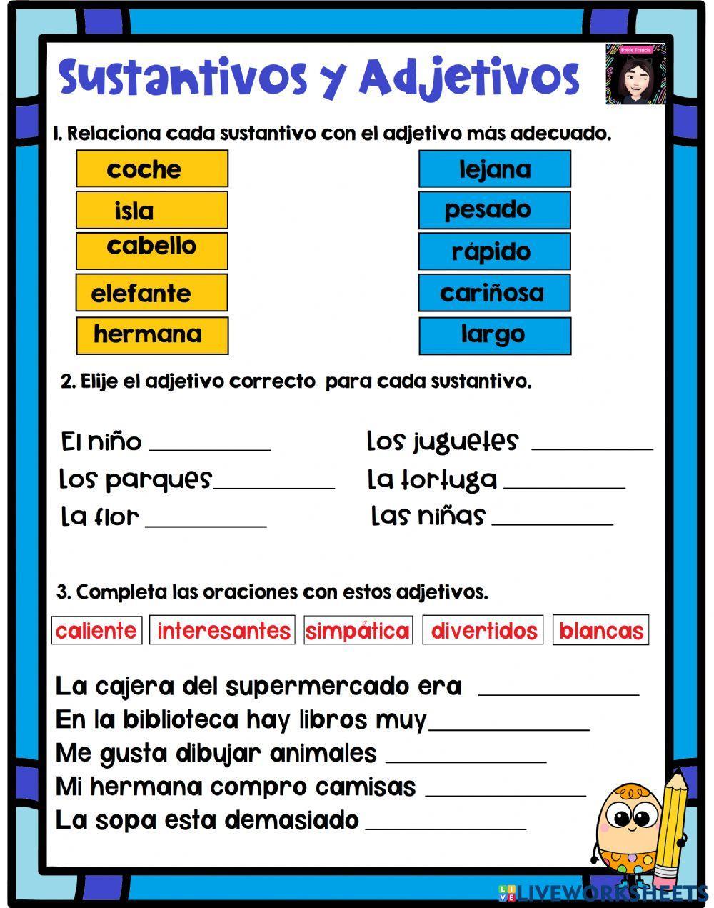 Adjetivo Ejercicios De Sustantivos Sustantivos Y Adjetivos – Bilarasa Adjetivo Ejercicios De Sustantivos Sustantivos Y Adjetivos – Bilarasa