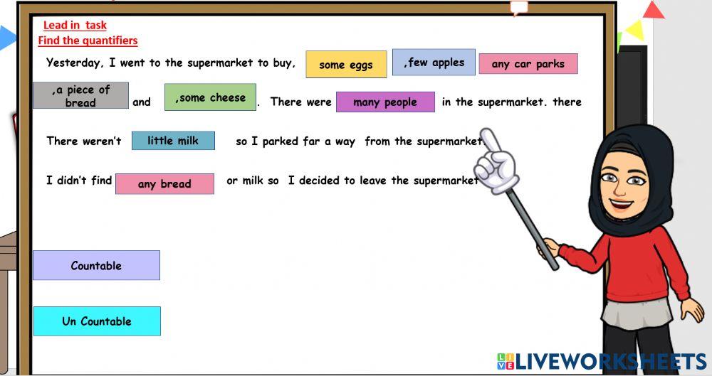 lead in 4936849 | Safiy1989 | Live Worksheets