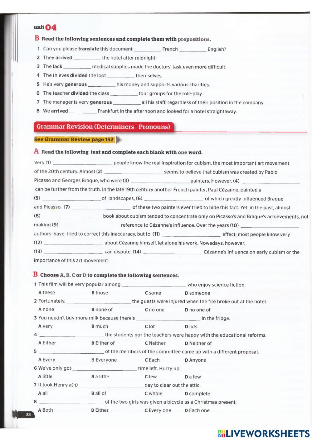 2300131 | Use of English B2 - Unit 4 | starhealerme