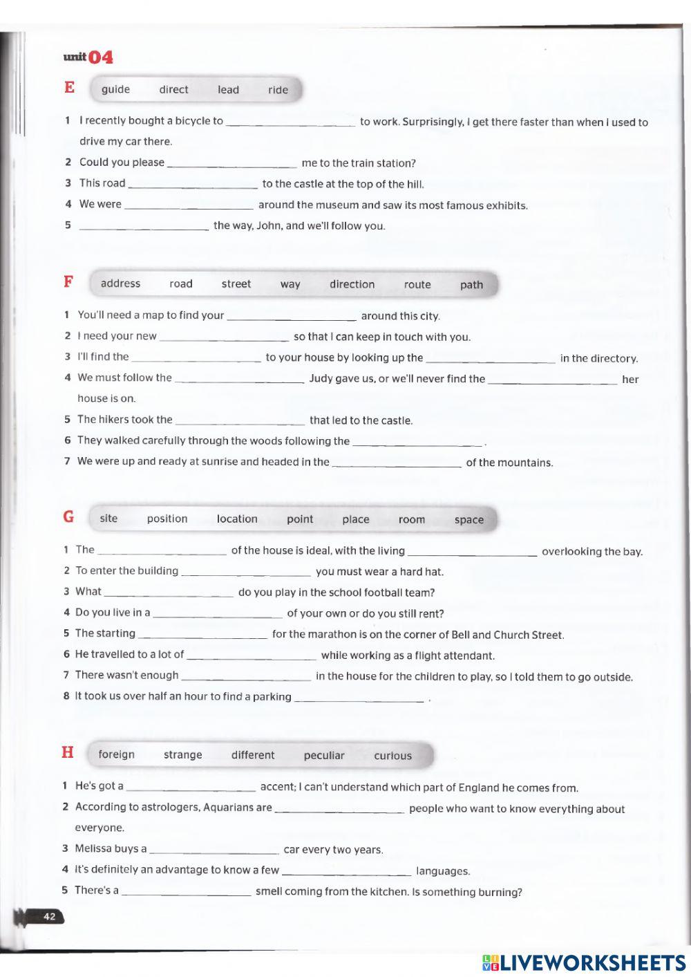 2300131 | Use of English B2 - Unit 4 | starhealerme